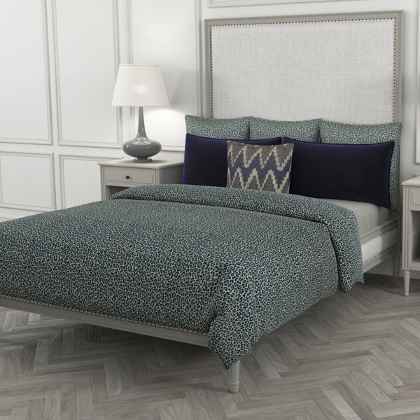 Daniel Design Studio Batu Modern & Contemporary Cotton Animal Print Duvet Cover | Wayfair